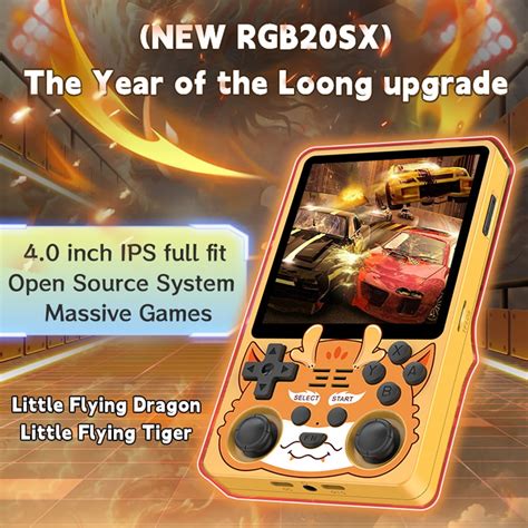 Nishore Game Console Ips Screen Bt Function Dual Portable Battery Dual