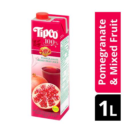Drinks Beverages Tipco Pomegranate Mixed Fruit Juice Thai L