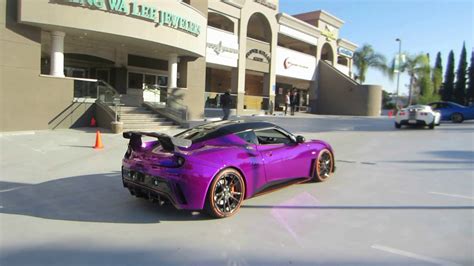 Lotus Exige And Custom Purple Evora Youtube