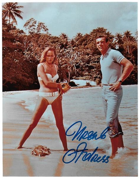 Ursula Andress Autographed Photo Honey Ryder In Dr No James Bond