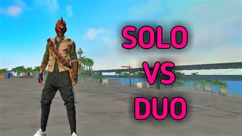 SOLO VS DUO IN RANKED GAME NOOB LOBBY ALPHA FF Solovssquad YouTube