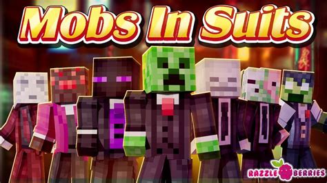 Mobs In Suits By Razzleberries Chunk Minecraft Bedrock Marketplace