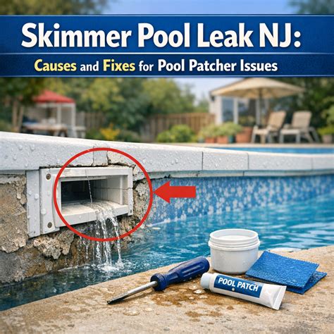 Skimmer Pool Leak Nj Causes And Fixes For Pool Patcher Issues Pool