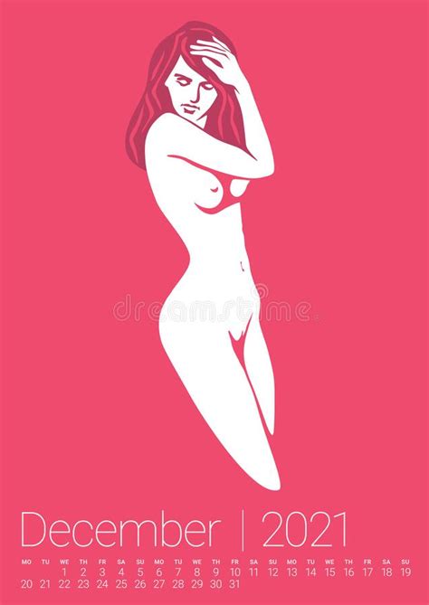 Vector Erotic Calendar Stock Vector Illustration Of November