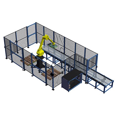 Fanuc M 710ic Palletizer Single Right Infeed And Dual Outfeed[turnkey] Vention