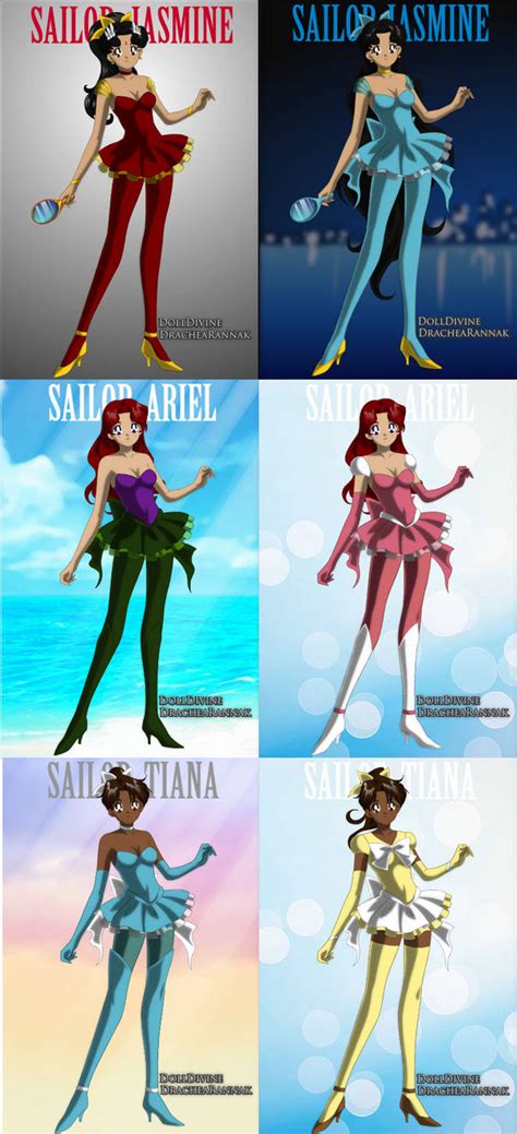 Sailor Princesses By Aka Fuyu On Deviantart