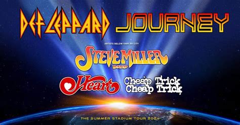Iconic Rockers Def Leppard And Journey Announce 2024 Summer Stadium Tour