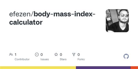 Github Efezen Body Mass Index Calculator