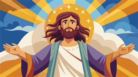 Premium Vector Jesus Vector Graphics Illustration Eps Source File Format Lossless Scaling Icon