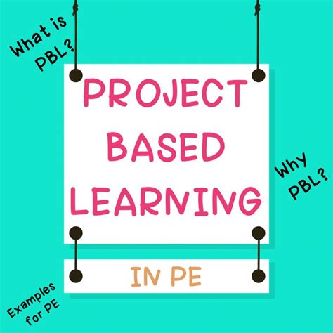 Project Based Learning In Pe Project Based Learning Pbl Project Based Learning Examples
