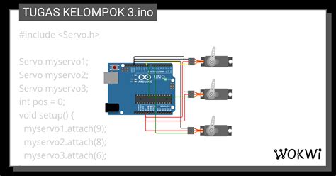 TUGAS KELOMPOK 3 Ino Wokwi ESP32 STM32 Arduino Simulator