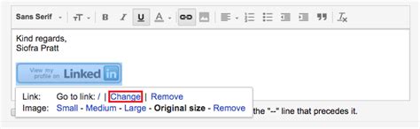 How To Add A LinkedIn Button To Your Gmail Signature