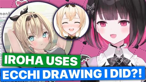 Iroha Uses The Ero Drawing I Drew Rikotan Kazama Iroha Hololive