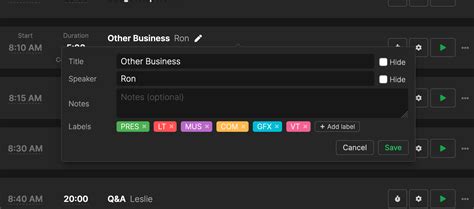Product Update 2 15 🏷️ Timer Labels