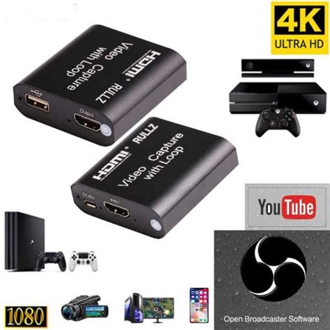 Hdmi Video Capture Card Device 1080p With Loop Out Konga Online Shopping