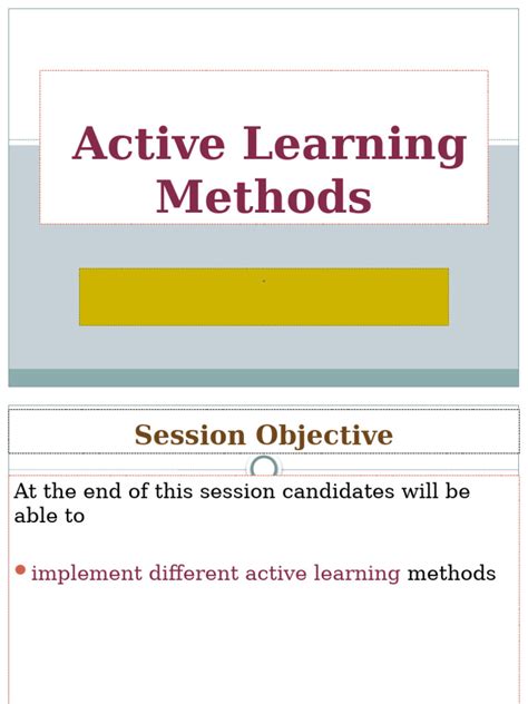 11 Ppt Active Learning S1314 Pdf Learning Teaching Method