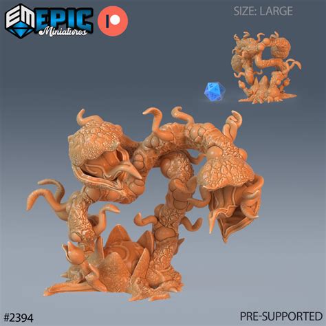 3d Printable Snapping Plant Double Eating Plant Sprout And Tentacles