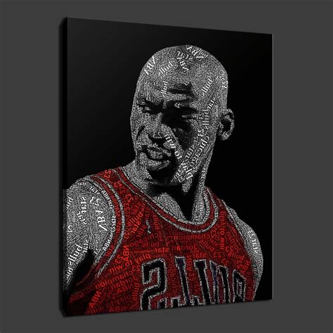2026 Latest Decorate Your Space With Iconic Michael Jordan Canvas Art