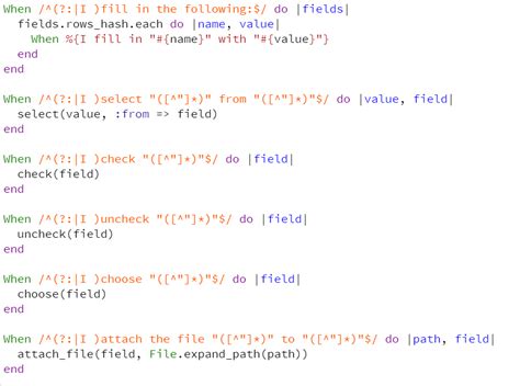 html capybara with cucumber scenario needed ruby rails application
