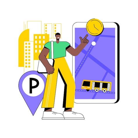 Premium Vector Intelligent Transportation System Abstract Concept Vector Illustration