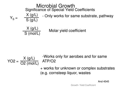 Ppt Microbial Growth Overview Of Terms Exponential Growth U Td Productivity Powerpoint