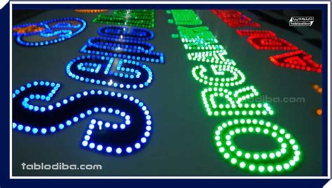 تابلوهای تبلیغاتی ال ای دی Led چیست؟ نحوه سفارش تابلو سازی دیبا