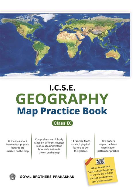Icse Class 10 Geography Map Practice Book By Dr Sanjeev Padvi Master The Art Of Map Reading