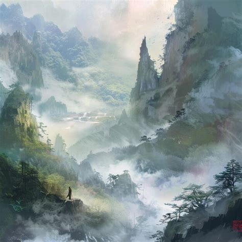 Reverse Sweep Execution In A Misty Valley Premium Ai Generated Image