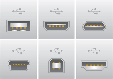 Realistic Usb Port Connection Vector 159592 Vector Art At Vecteezy