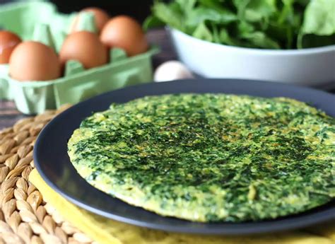 Rețetă Omletă Cu Spanac Preparat Vegetarian Delicios