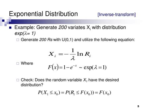 Ppt Chapter 8 Random Variate Generation Powerpoint Presentation Free Download Id 4684108