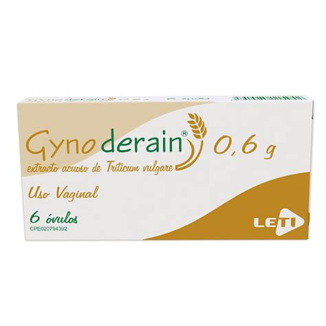 Triticum Vulgare 0 6g Gyno Derain Leti Caja X 6 Óvulos Vaginales