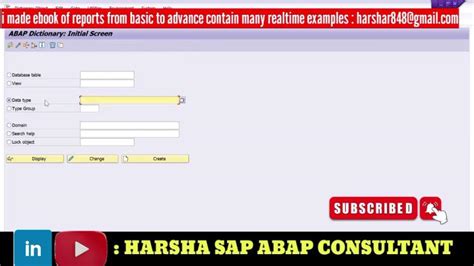 Harsha Sap Abap Consultant On Linkedin Parameters In Select Options In