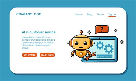 Web Page Design About Using Ai In Customer Service Chat Bot Assistant For Online Applications