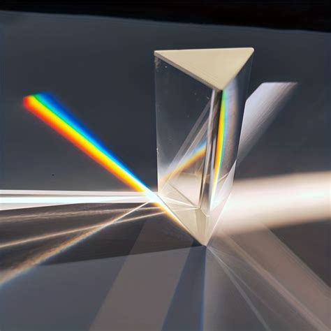 Triangular Prism Rainbow Crystal Glass Effects Filter For Photography