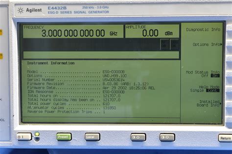 Agilent E4432b Esg D Series Digital Rf Signal Generator 3 Ghz Silicon Valley Test And Measurement