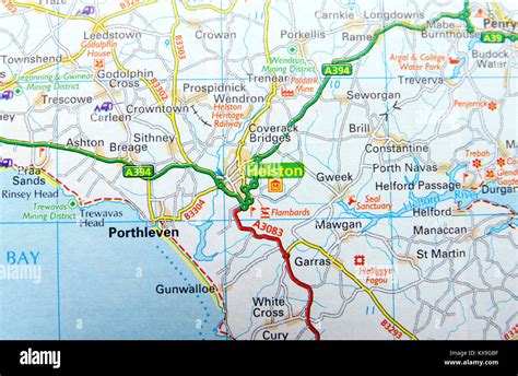 Detailed Map Of Cornwall England