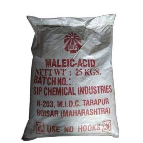 Maleic Acid Powder Maleic Acid Manufacturer From Boisar