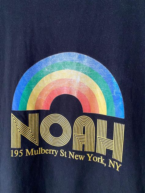 Noah Rainbow Shirt Mens Fashion Tops And Sets Tshirts And Polo Shirts