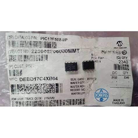 P 04 Microchip Microcontroller Size Standard At Best Price In Mumbai Rajratan Semiconductors