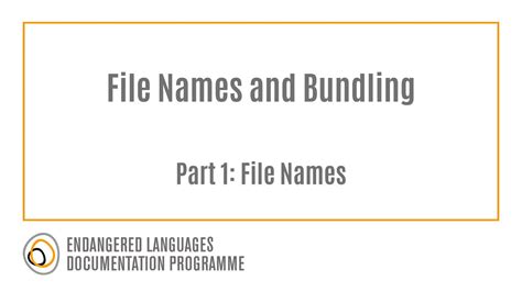 file names and bundling part 1 file names youtube
