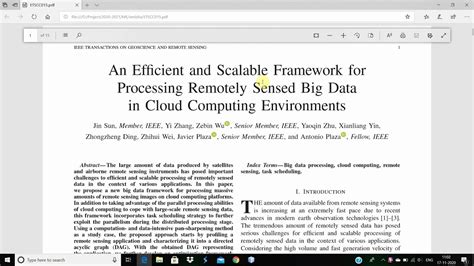 Efﬁcient And Scalable Framework For Processing Big Data Ieee Projects