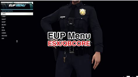 Eup Menu [esx Qb] Fivem Store