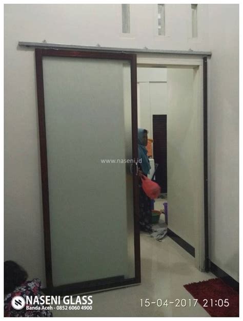 Pintu Geser Aluminium Pintu Untuk Ruang Sempit