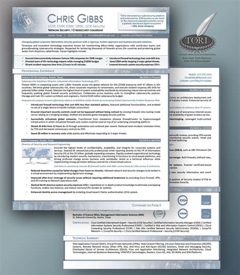 Award Winning Technology Resume Writing Service