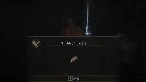 Elden Ring Smithing Stone 1 Locations