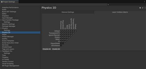 Unityのlayer設定と衝突判定（physics 2d） Syunppdevnotes