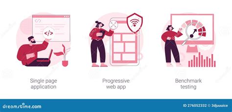 Web Development Abstract Concept Vector Illustrations Stock Vector Illustration Of Metaphor