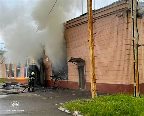 У Черкасах горіло підприємство ФОТО Ua