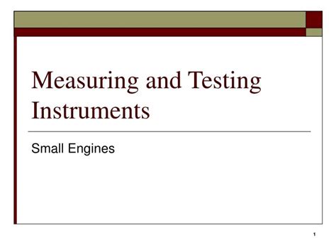ppt measuring and testing instruments powerpoint presentation free